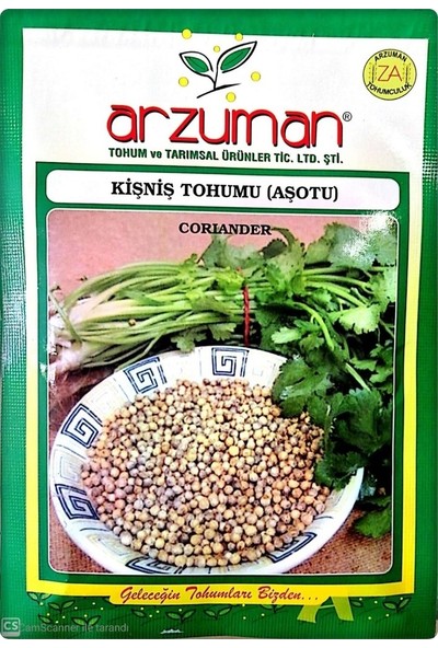 Arzuman Kişniş Tohumu (Aş Otu) 10 Gram