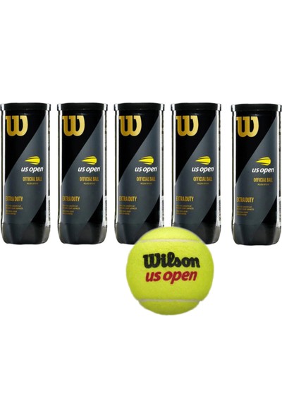 Wilson 5 Kutu Us Open Tenis Topu Vakum Ambalajda Usopen5 Wilson 5 Kutu Us Open Tenis Topu Vakum Ambalajda Usopen5