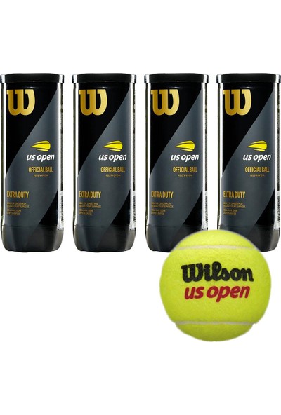Wilson 4 Kutu Wilson Us Open Tenis Topu Vakum Ambalajda Usopen4 Wilson 4 Kutu Wilson Us Open Tenis Topu Vakum Ambalajda Usopen4