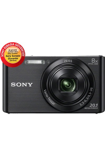 Sony DSC-W830 Dijital Fotoğraf Makinesi Siyah (Sony Eurasia)