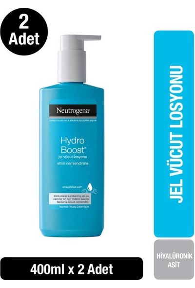 Neutrogena Hydro Boost Vücut Losyonu 400 ml x 2 Adet Neutrogena Hydro Boost Vücut Losyonu 400 ml x 2 Adet