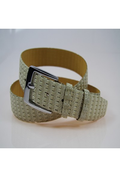 Ysk Derimine Deri 3,5 cm Parlak Desenli Bayan Kemer Ysk Derimine Deri 3,5 cm Parlak Desenli Bayan Kemer