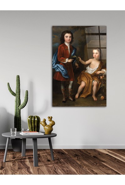 Markabi Rönesans Dönemi Yağlı Boya Cam Tablo MARKABI202138 45*70 cm