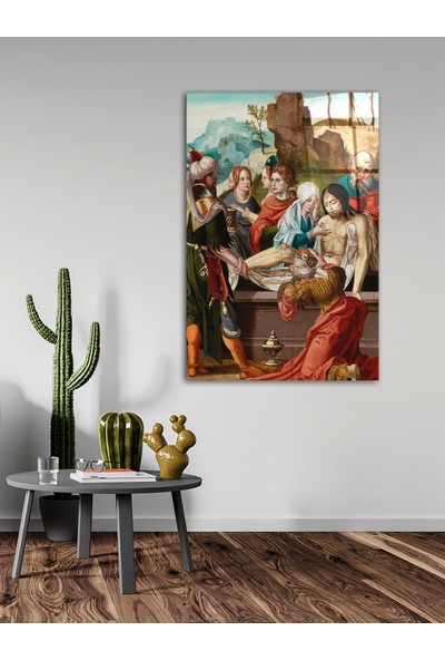 Markabi Rönesans Dönemi Yağlı Boya Cam Tablo MARKABI202138 45*70 cm