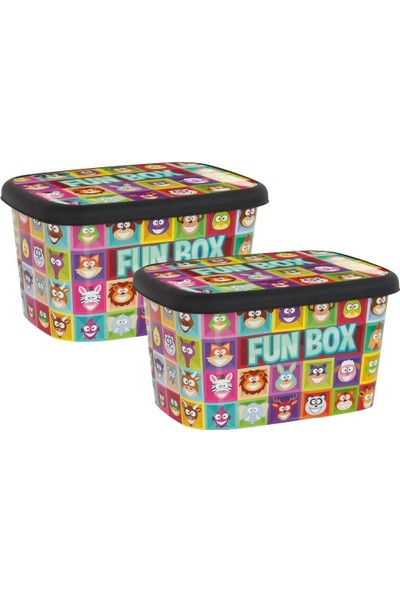Asfar Oyuncak Saklama Kutusu Funbox 2 Li Büyük Set 25 Lt Asfar Oyuncak Saklama Kutusu Funbox 2 Li Büyük Set 25 Lt