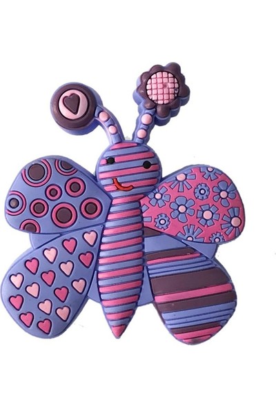 Eym Çocuk Odası Mobilya Kulp Dolap Düğme Mor Kelebek No:31 Eym Çocuk Odası Mobilya Kulp Dolap Düğme Mor Kelebek No:31