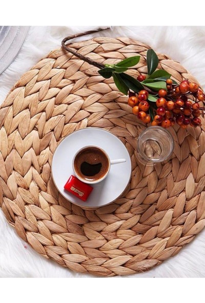 Deco Elit Hasır Amerikan Servis Bambu Supla Büyük
