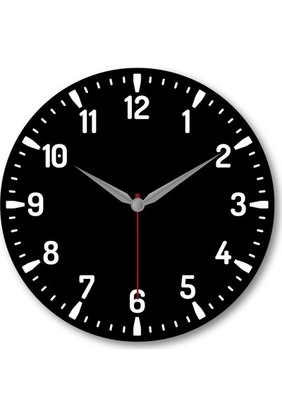 MakeArt Home Dijital Baskılı Dekoratif Mdf Duvar Saati