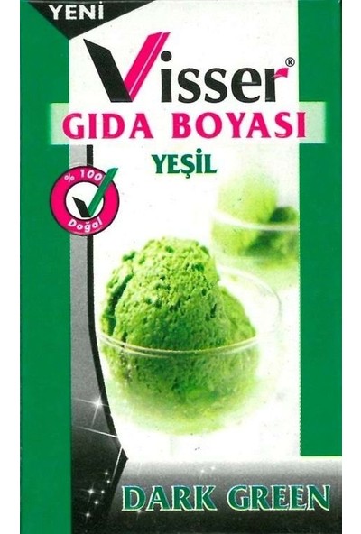 Visser Gıda Boyası Yeşil Visser Gıda Boyası Yeşil