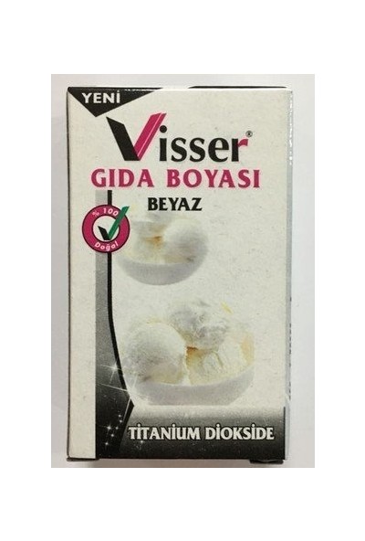 Visser Gıda Boyası Beyaz Visser Gıda Boyası Beyaz