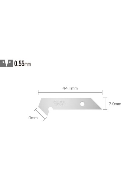 Olfa PB-450 Maket Bıçağı Yedeği 5'li Olfa PB-450 Maket Bıçağı Yedeği 5'li