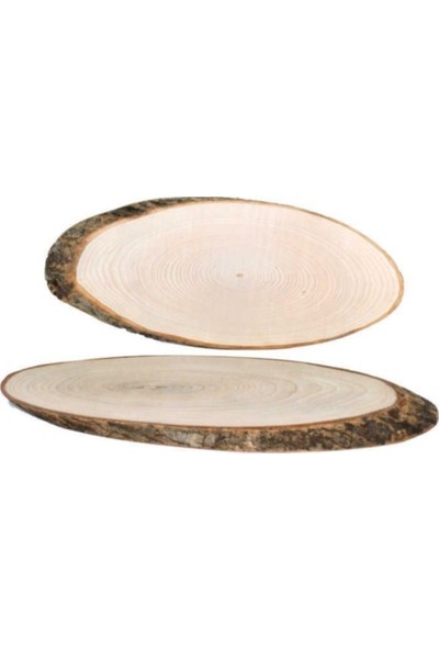 Kürkçü Dükkanı Doğal Ağaç Sunumluk Dekoratif Kütük 1 Adet