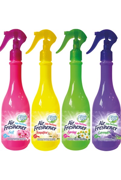 Fuji Air Neon 4'lü Oda Kokusu Seti Soft + Lavanta + Spring + Sensitive