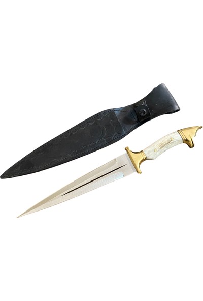 Emfa El Yapımı Bıçak Çift Taraflı Ak