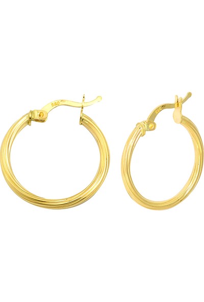 Siena 14 Ayar Halka Küpe.