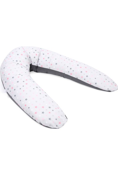 Ninniline Elegance Hamile ve Emzirme Yastığı / Gri-Yıldız Ninniline Elegance Hamile ve Emzirme Yastığı / Gri-Yıldız
