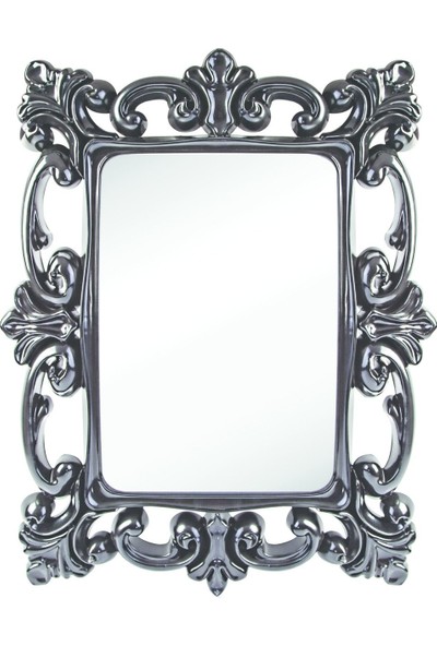 Çelik Ayna Köşeli Dekoratif Ayna