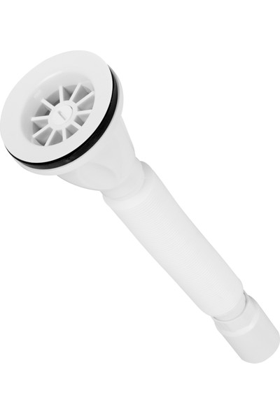 Luxwares Ø 40X80 Plastik Vidalı Evye Sifonu Luxwares Ø 40X80 Plastik Vidalı Evye Sifonu