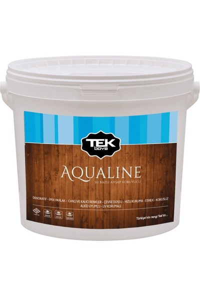 Tek Boya Aqualine Su Bazlı Ahşap Koruyucu 2,5 lt
