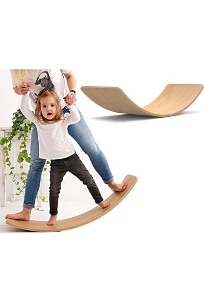 Depolife Yoga Egzersiz Platformu Balance Board 70X27CM Spor Denge Tahtası Esnek Kontraplak Depolife Yoga Egzersiz Platformu Balance Board 70X27CM Spor Denge Tahtası Esnek Kontraplak