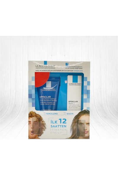 La Roche-Posay Effaclar Duo 15ML + Effaclar Gel 50ML Tanışma Kiti La Roche-Posay Effaclar Duo 15ML + Effaclar Gel 50ML Tanışma Kiti