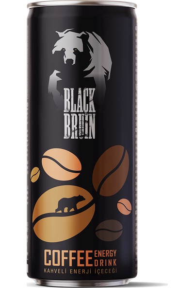 Black Bruin Kahveli Enerji Içeceği 250ML x 12'li Black Bruin Kahveli Enerji Içeceği 250ML x 12'li