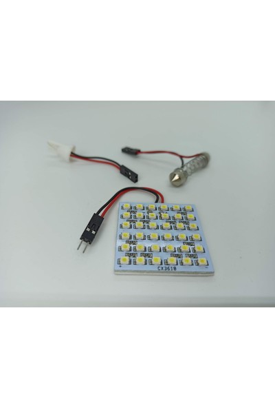 Güse Araç Içi Oto Aydınlatma Tepe Lambası 36 Smd 5050 LED Proje Panel Tavan Lamba 33-40MM Güse Araç Içi Oto Aydınlatma Tepe Lambası 36 Smd 5050 LED Proje Panel Tavan Lamba 33-40MM