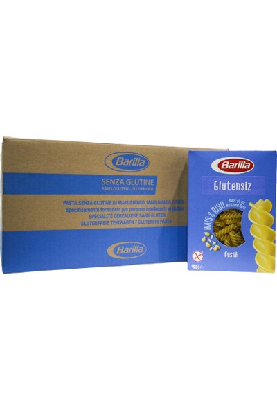 Barilla Glutensiz Fusulli - Glutensiz Burgu Makarna 5,6 kg