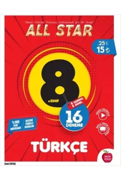 Newton Yayınları All Star Türkçe 16 Deneme