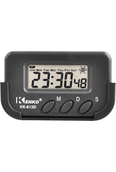Kenko KK-613D Dijital Küçük Masa - Araba Saati Oto Car Clock Saat Kenko KK-613D Dijital Küçük Masa - Araba Saati Oto Car Clock Saat