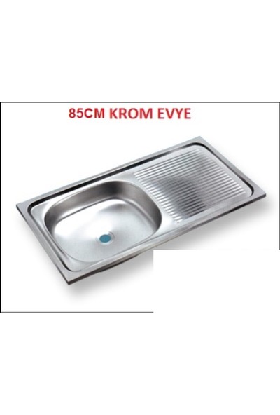 Ece 85 cm Krom Evye Paslanmaz 45 x 85 Paslanmaz Krom Evye Lavabo Ece 85 cm Krom Evye Paslanmaz 45 x 85 Paslanmaz Krom Evye Lavabo