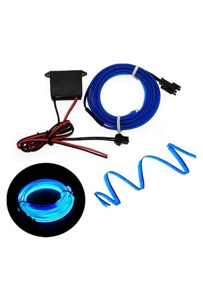 Tekstore Araç Içi Neon LED Torpido Ledi Mavi 2 Metre Tekstore Araç Içi Neon LED Torpido Ledi Mavi 2 Metre
