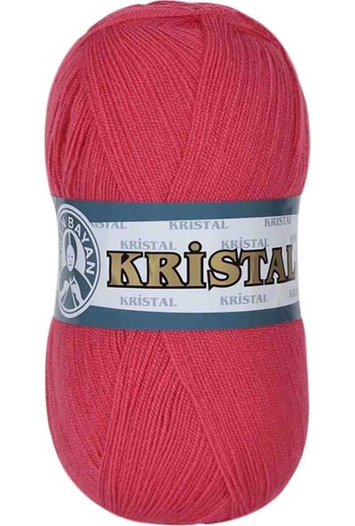 Ören Bayan Kristal El Örgü İpi Fuşya 002