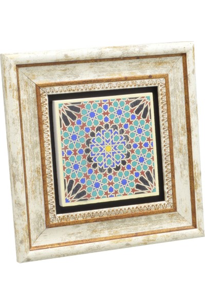 Sadrazam Doğaltaş Tablo Çini Desen Mandala Baskılı (25*25) (DE-024) Sadrazam Doğaltaş Tablo Çini Desen Mandala Baskılı (25*25) (DE-024)
