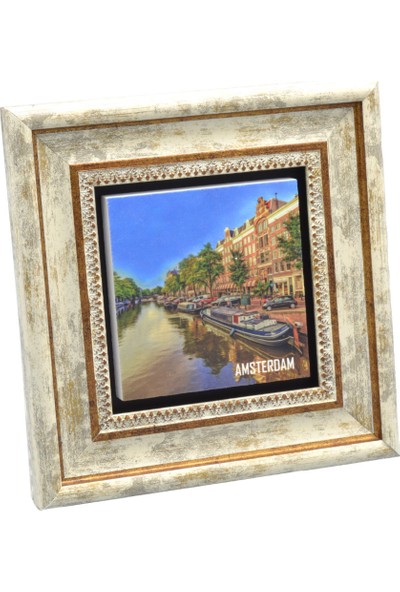Sadrazam Doğaltaş Tablo Hediyelik Amsterdam Baskılı (25*25) (HOL-058) Sadrazam Doğaltaş Tablo Hediyelik Amsterdam Baskılı (25*25) (HOL-058)