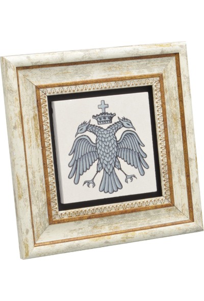 Sadrazam Doğaltaş Tablo Bizans Kartalı Baskılı (25*25) (SA-189) Sadrazam Doğaltaş Tablo Bizans Kartalı Baskılı (25*25) (SA-189)