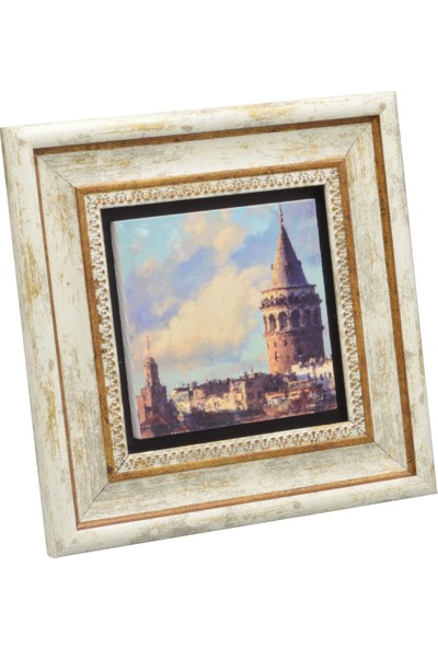 Sadrazam Hediyelik Galata Kulesi Baskılı Doğaltaş Tablo (25*25) (IST-066) Sadrazam Hediyelik Galata Kulesi Baskılı Doğaltaş Tablo (25*25) (IST-066)