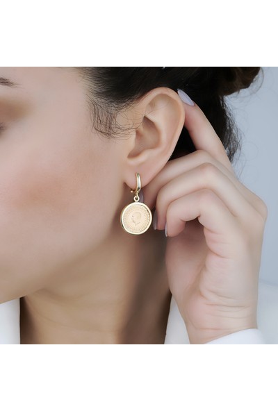 Çeyrek Altın Küpe