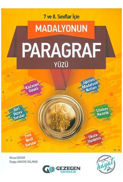 Gezegen Yayıncılık 7. ve 8.sınıflar Için Madalyonun Mantık Yüzü Paragraf Yüzü Gezegen Yayıncılık 7. ve 8.sınıflar Için Madalyonun Mantık Yüzü Paragraf Yüzü