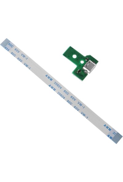 Feza Ps4 Dualshock 4 JDS-040 USB Soketi ve 12 Pin Şerit Kablo