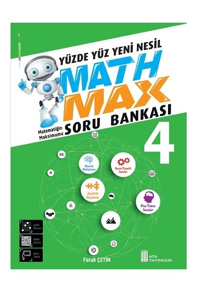 Ata Yayıncılık 4. Sınıf Yeni Nesil Math Max Soru Bankası Ata Yayıncılık 4. Sınıf Yeni Nesil Math Max Soru Bankası