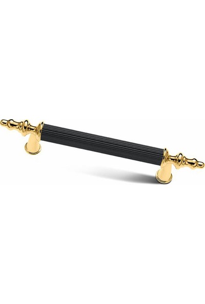 Interio Rustik Kulp Modelleri Lüks Modern Mutfak Dolap Çekmece Mobilya Kulbu 128MM Siyah Altın Interio Rustik Kulp Modelleri Lüks Modern Mutfak Dolap Çekmece Mobilya Kulbu 128MM Siyah Altın