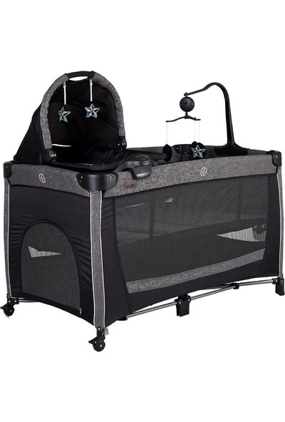 PREGO Poky California Gri 8034 Oyun Parkı 70X120 cm