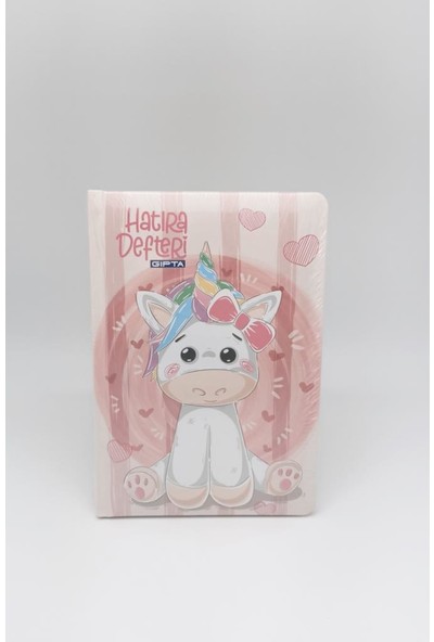 Gıpta Unicorn Hatıra Defteri 80 Yaprak Çizgili 12 x 17 cm
