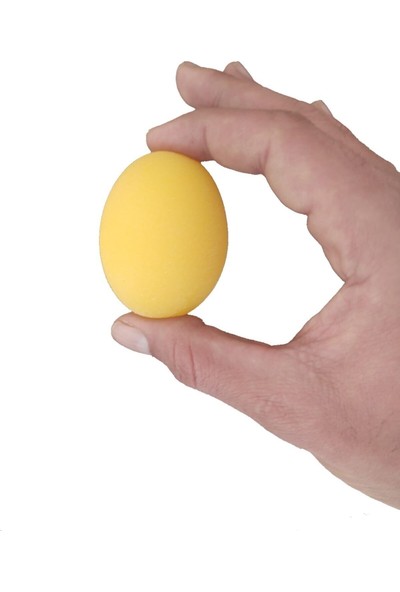 Raj Hand Silikon El Egzersiz Topu Stres Topu Sarı Raj Hand Silikon El Egzersiz Topu Stres Topu Sarı