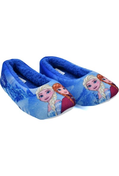 Frozen Elsa Kız Çocuk Mavi Ev Babeti Panduf Frozen Elsa Kız Çocuk Mavi Ev Babeti Panduf