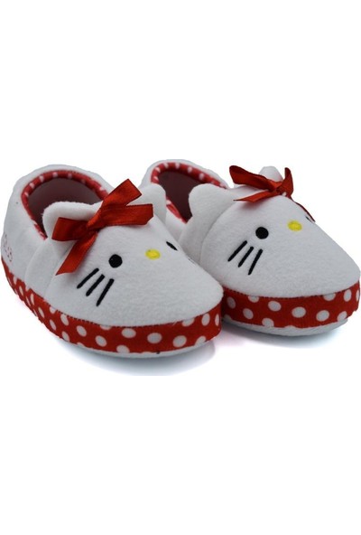 Hello Kitty Kız Çocuk Beyaz Panduf Ev Terliği Hello Kitty Kız Çocuk Beyaz Panduf Ev Terliği
