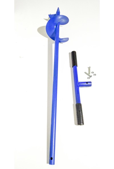 Emek Bağlantı Toprak Burgusu (Montajlı Kollu) Fidan Dikme Aparatı Manuel 101 cm Boy 15 cm Helezon ile 22 cm Genişlik Açar Emek Bağlantı Toprak Burgusu (Montajlı Kollu) Fidan Dikme Aparatı Manuel 101 cm Boy 15 cm Helezon ile 22 cm Genişlik Açar