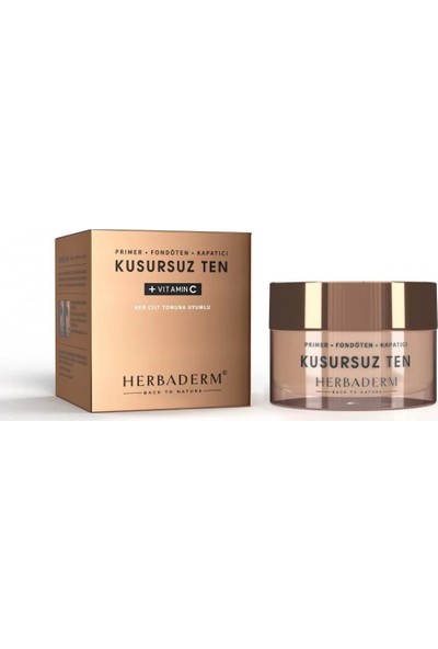 Herbaderm Kusursuz Ten Vitamin C Primer Fondöten Kapatıcı 30 ml