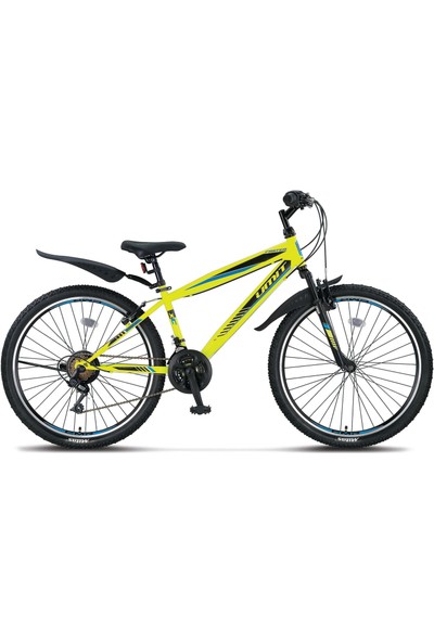 Ümit Bisiklet Faster 26 Jant 2668 V21 Dağ Bisikleti Siyah-Lime - 100484